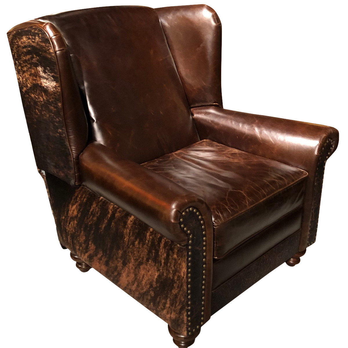Red Ranch Oversized Wingback Chair | Lone Star Western Decor