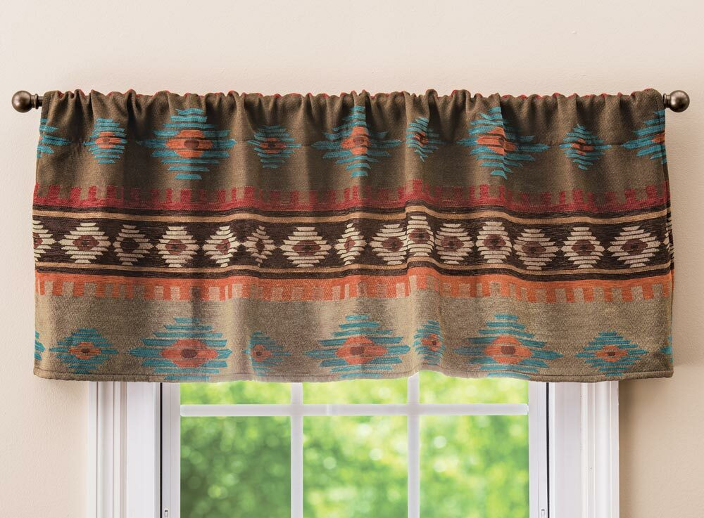 Canyon Shadows Diamond Valance - OUT OF STOCK | Lone Star Western Decor