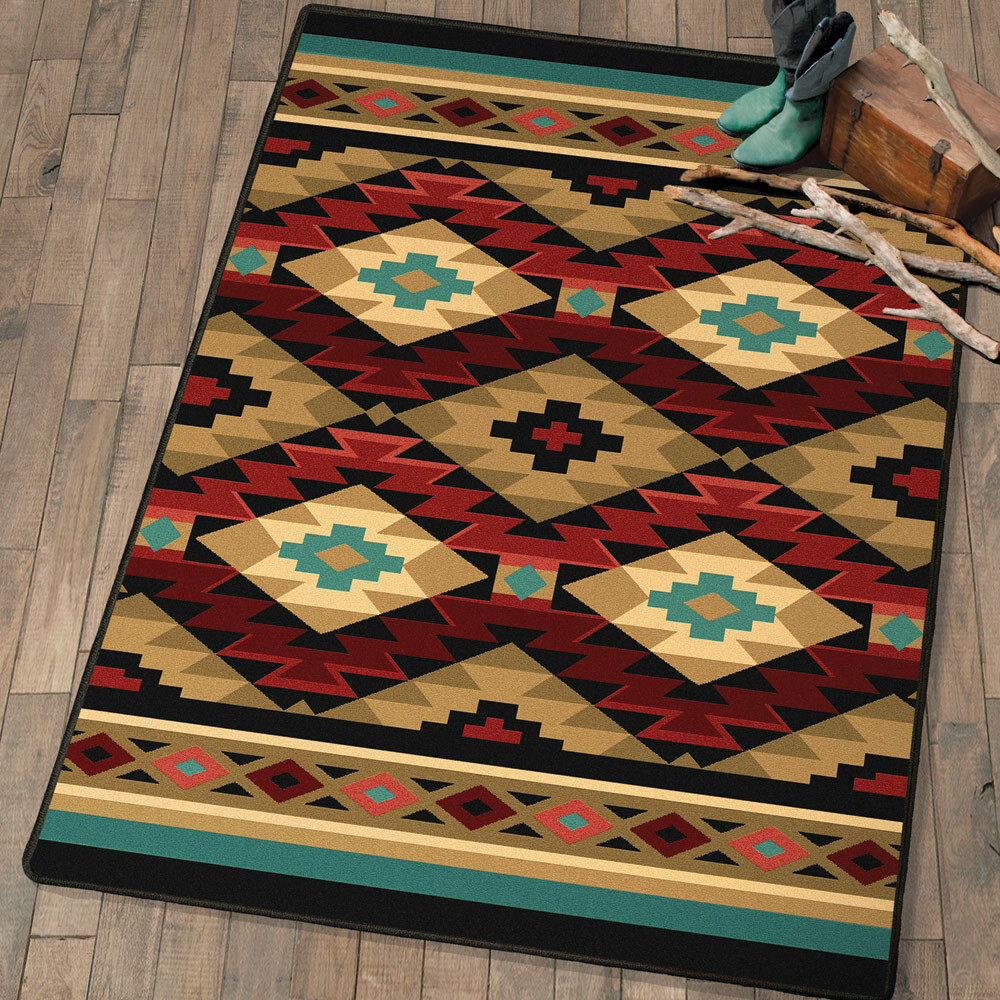 Desert Valley Southwestern Rug - 5 x 8 | Lone Star Western Decor