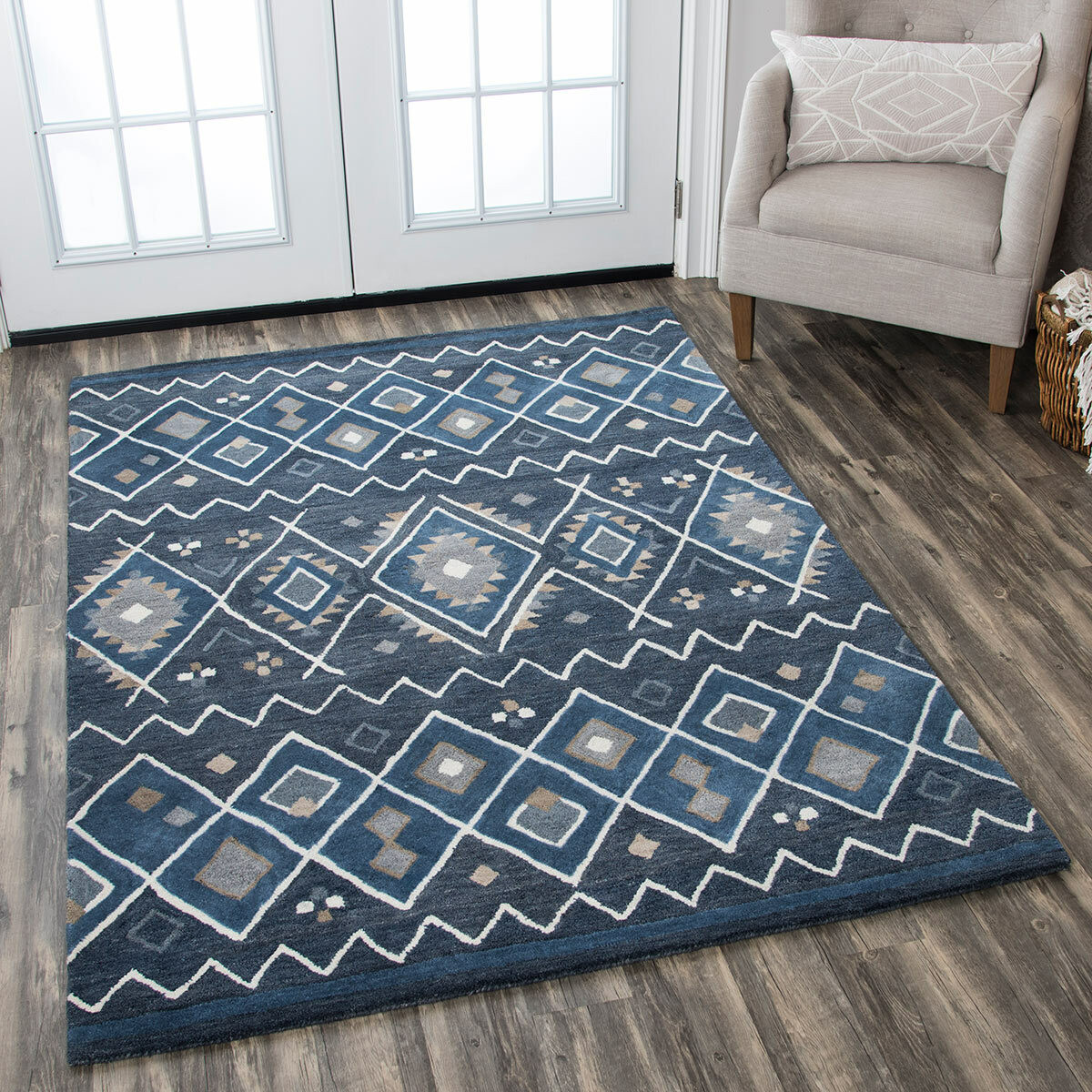Indigo Rug - 5 x 8 | Lone Star Western Decor