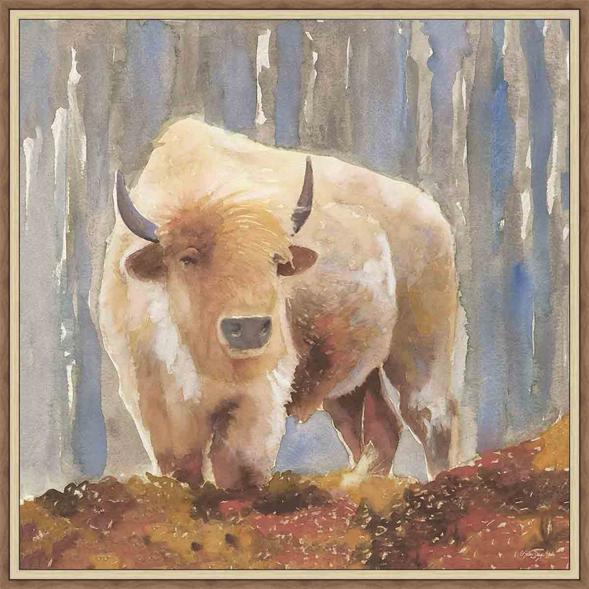 Buffalo Wall Art: White Bison Wall Art | Lone Star Western Decor