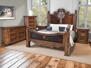 Texas Star Bedroom Furniture | Lone Star Western Decor