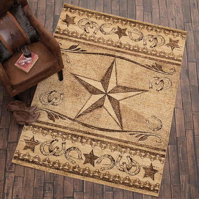 Lone Star Oval Rug | Lone Star Western Decor