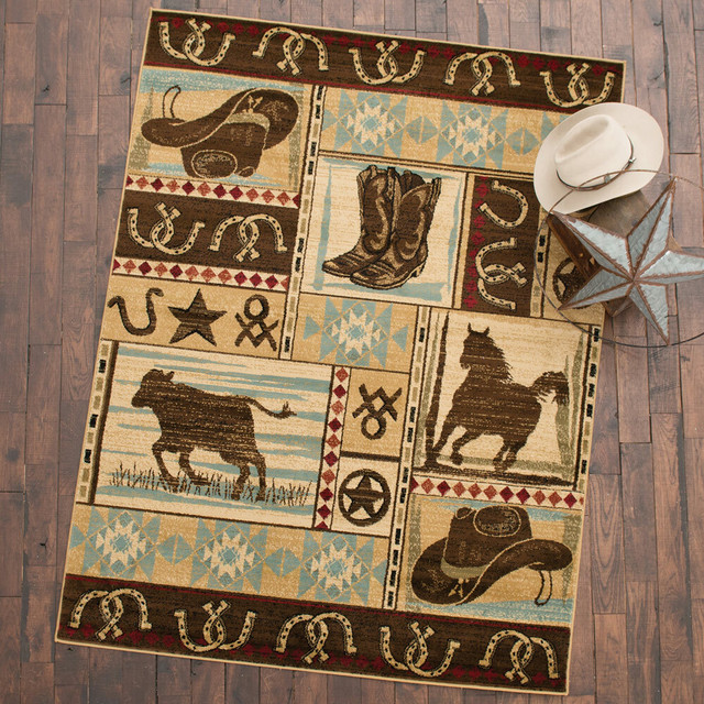 Wrangler Cowboy Rug Collection | Lone Star Western Decor