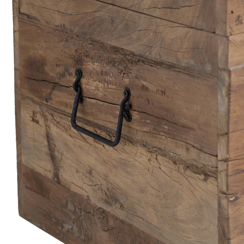 Rustic Wood Storage Chest | Lone Star Western Decor