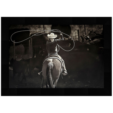 Rodeo Girl Framed Art | Lone Star Western Decor
