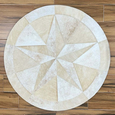 Western Star Round Rug - 3 Ft. Round | Lone Star Western Decor
