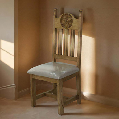 Star Cushioned Dining Chair | Lone Star Western Decor