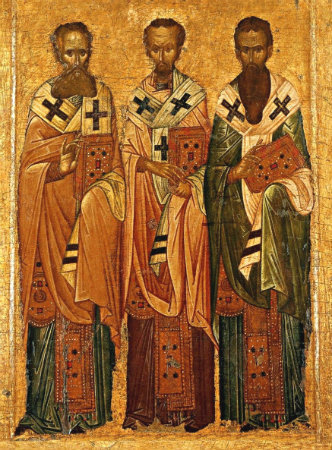 Three Holy Hierarchs Icon- Icon III - OrthodoxGifts.com