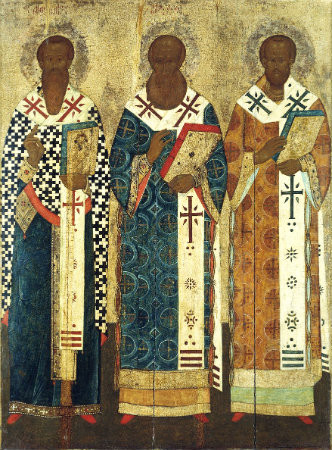 Three Holy Hierarchs Icon- Icon II - OrthodoxGifts.com