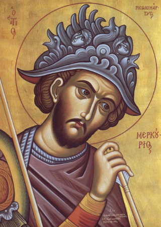 St. Mercurius Icon - OrthodoxGifts.com