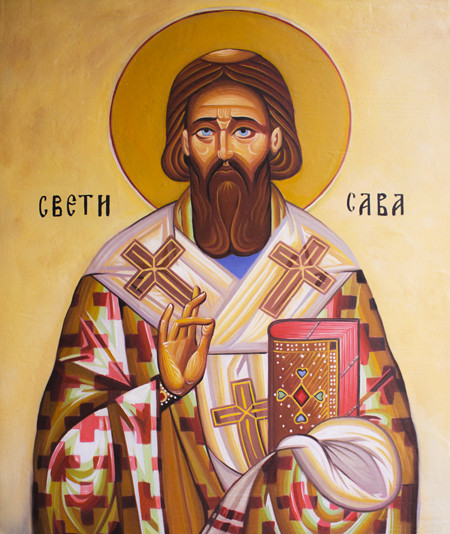 St. Sava Icon- Icon V - OrthodoxGifts.com