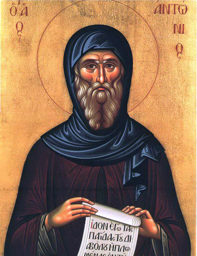 St. Anthony the Great Icon - OrthodoxGifts.com