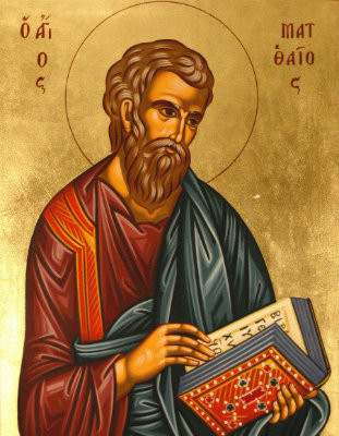 St. Apostle & Evangelist Matthew Icon- Icon III - OrthodoxGifts.com