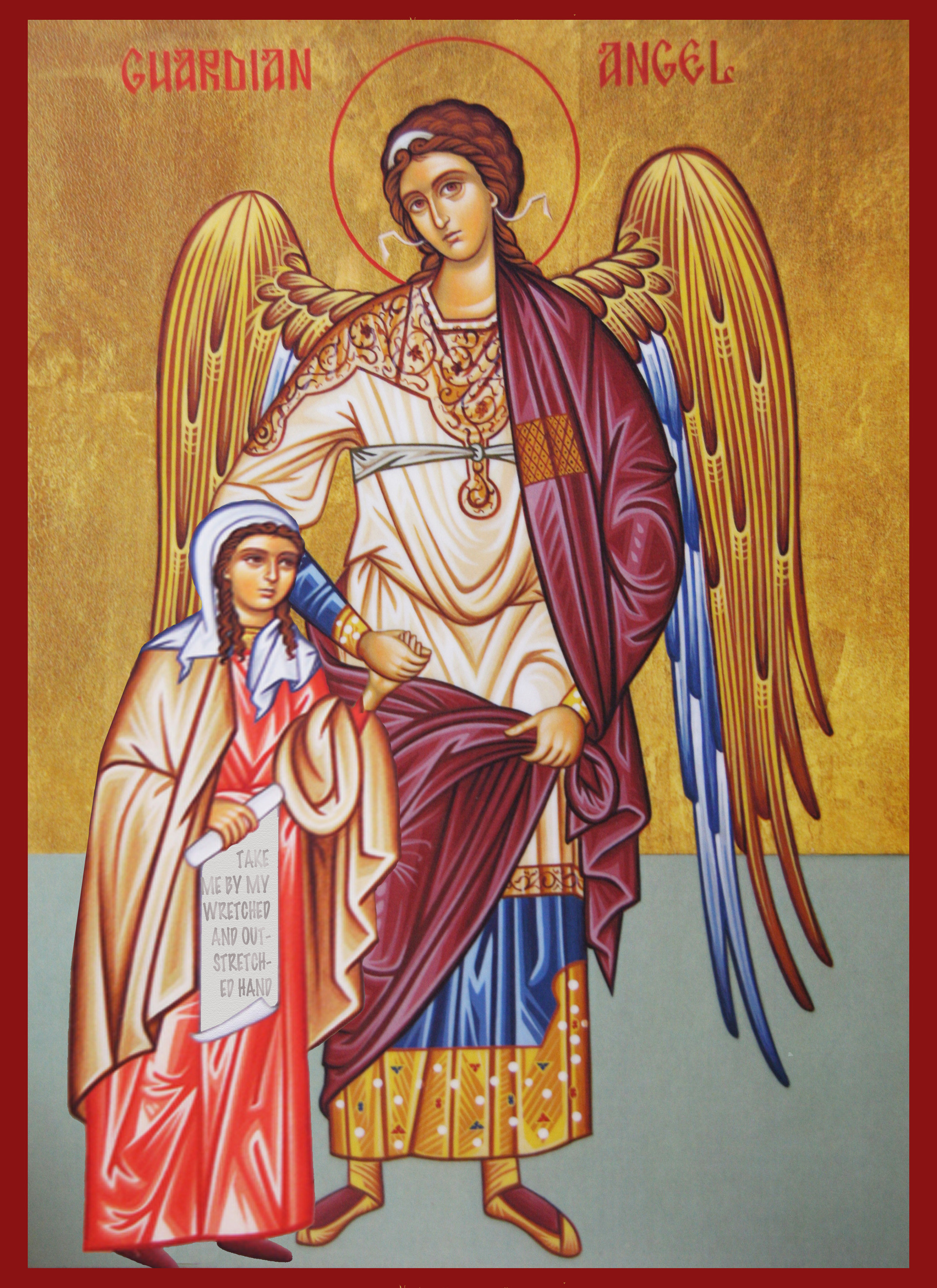 Guardian Angel Icon- Icon III - OrthodoxGifts.com
