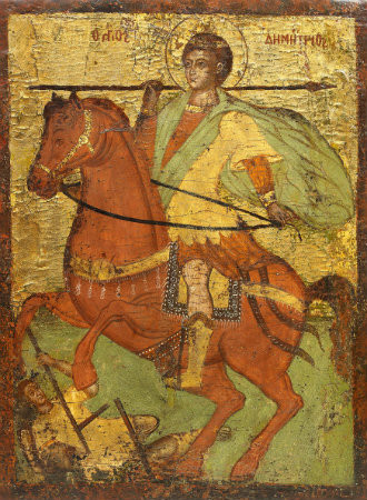 St. Demetrios Icon- Icon IX - OrthodoxGifts.com
