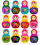 Russian Matryoshka Magnet- 2 1/2" - OrthodoxGifts.com