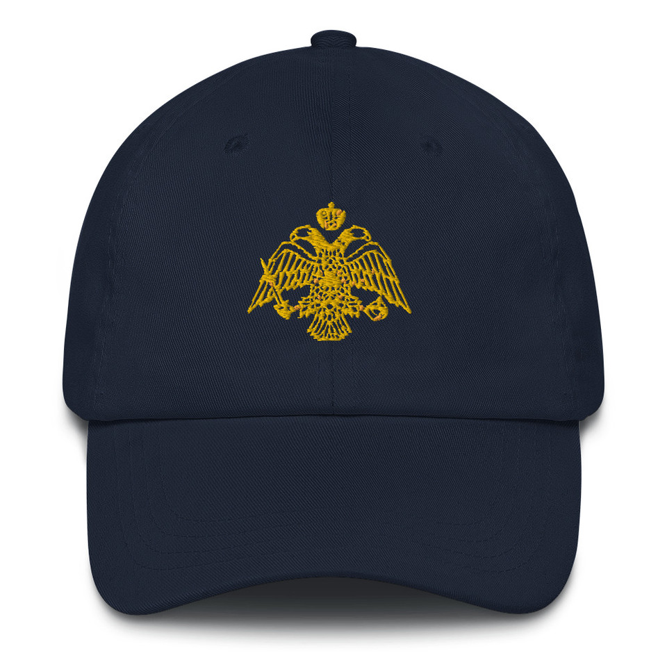 Greek Byzantine Eagle Embroidered Cap - OrthodoxGifts.com