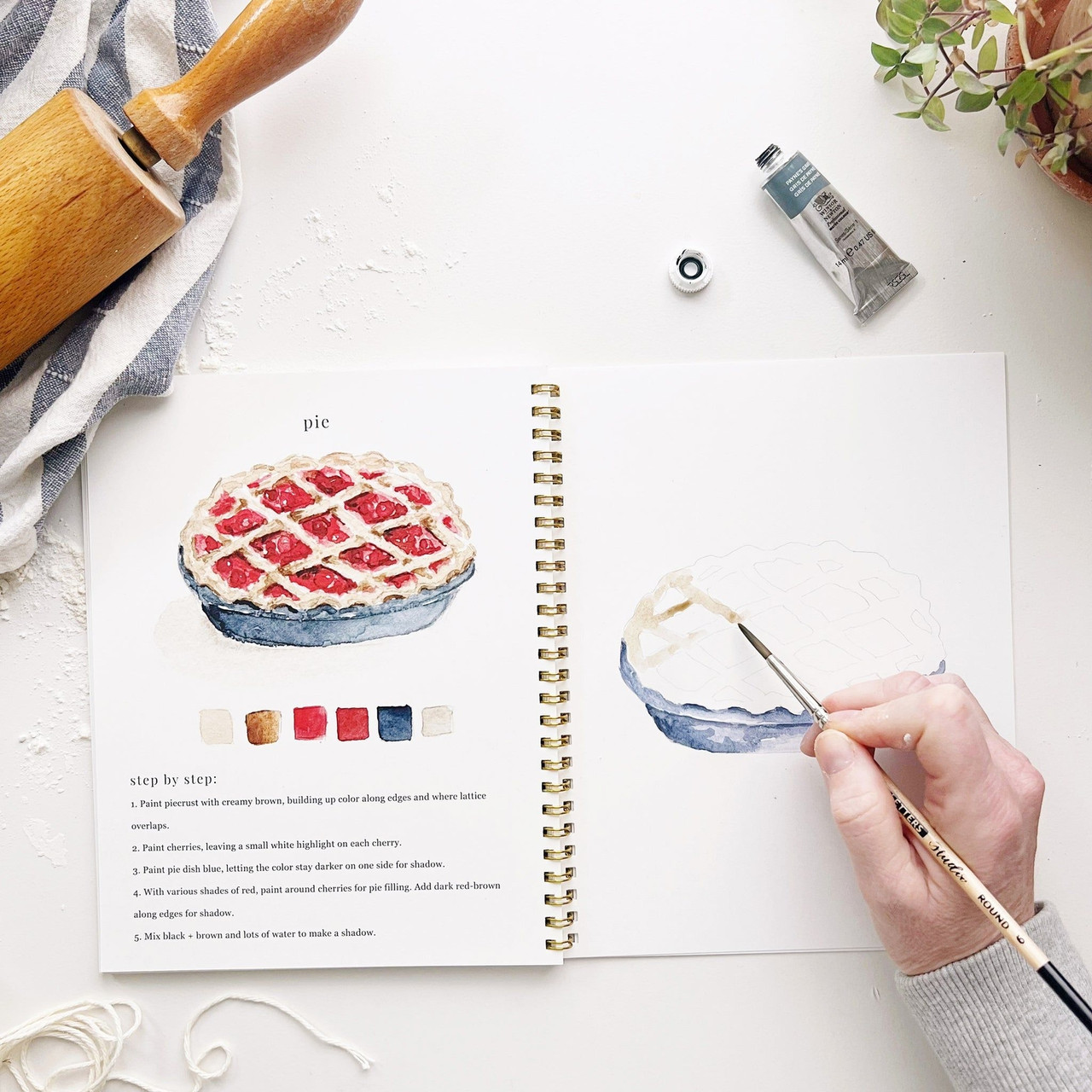 Baking Watercolor Workbook - PrimaveraNewport.com