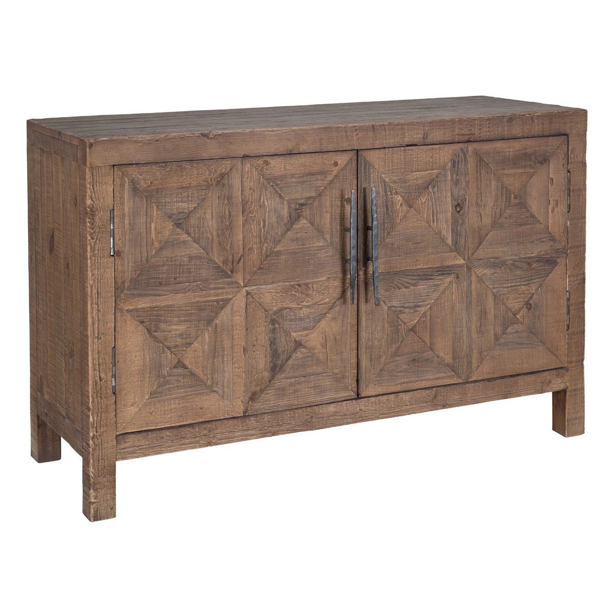 Spanish Farmhouse Reclaimed Wood 2 Door Sideboard 53" | Zin Home