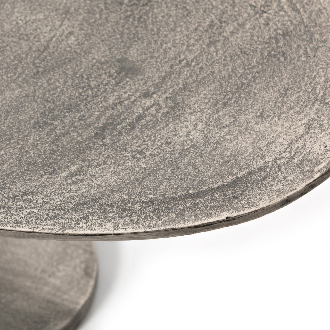 Simone Antique Nickel Coffee Table | Zin Home