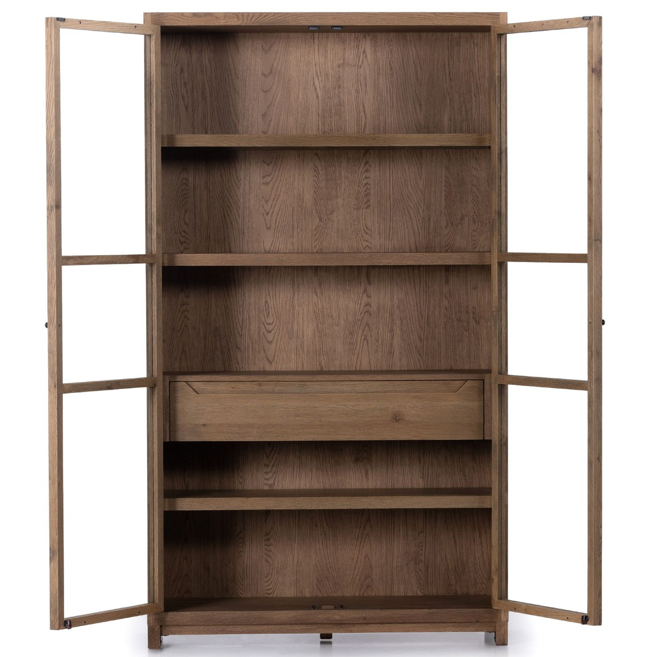 Millie Drifted Oak Solid Cabinet Zin Home