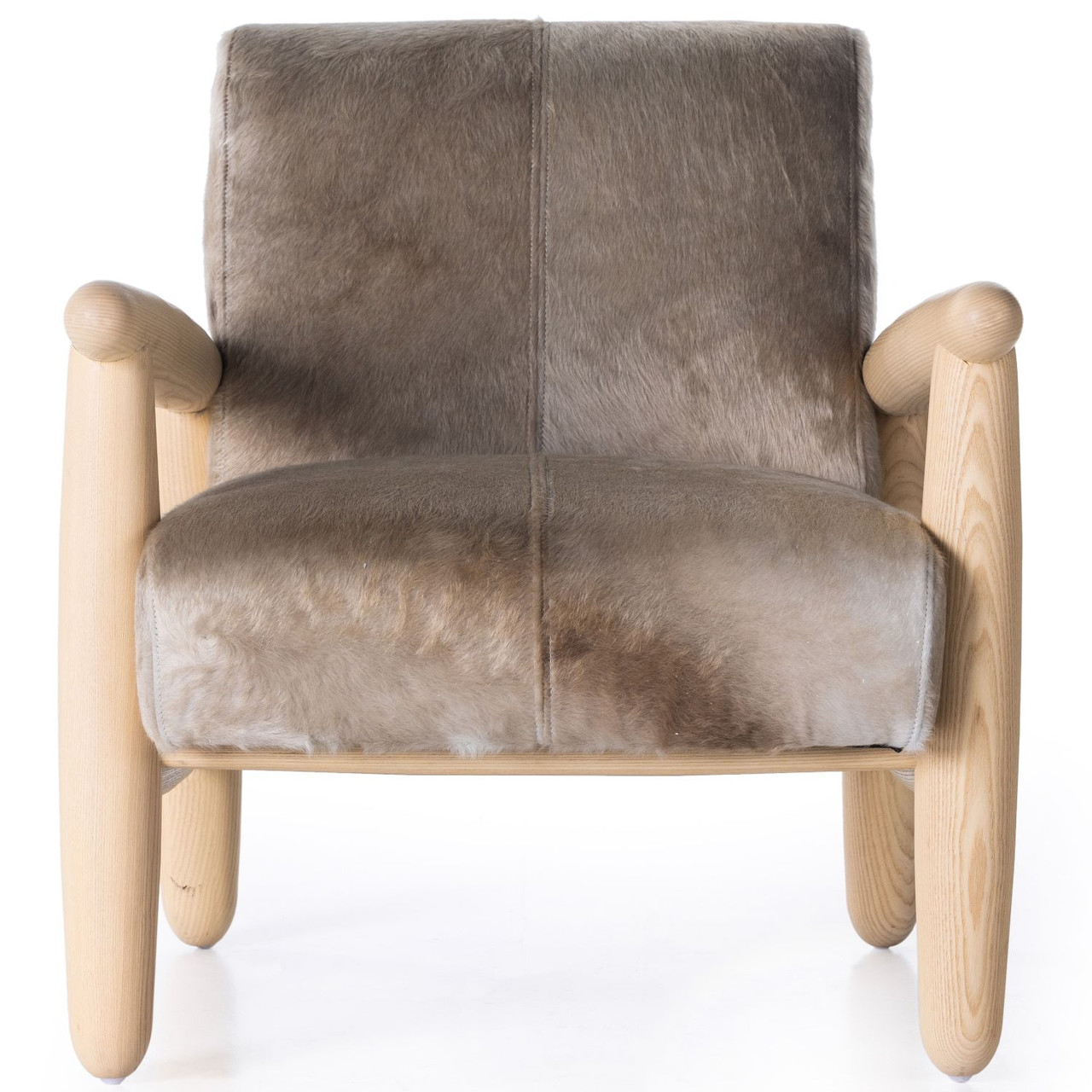 Oaklynn Buff Hair On Hide Chair | Zin Home