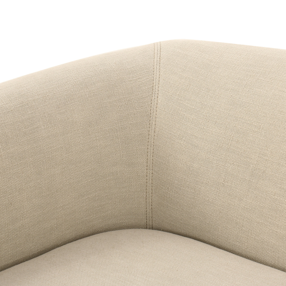 Bexley Beige Upholstered Rolled Arm Sofa 86" | Zin Home