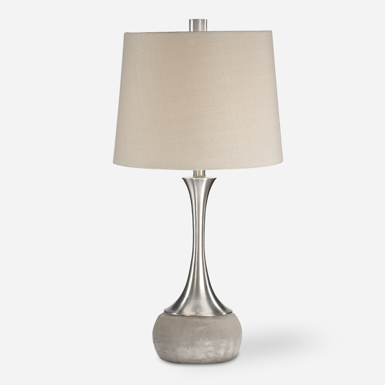 Uttermost Niah Brushed Nickel Lamp | Zin Home Uttermost Niah Brushed Nickel Lamp | Zin Home