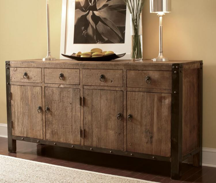Jaden 4 Drawer 4 Door Buffet Sideboard | Zin Home