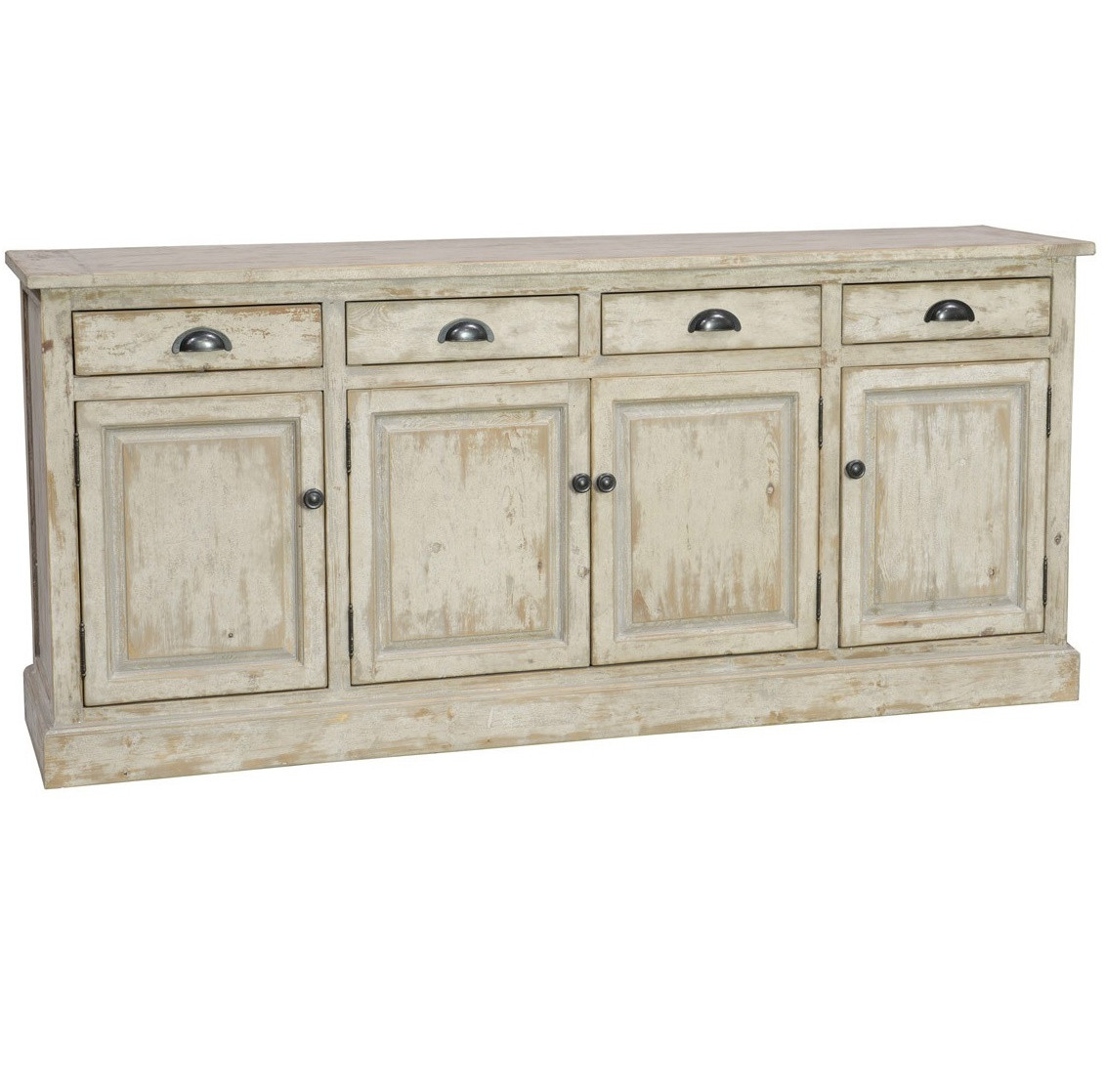 Chateau 4 Door 4 Drawers Buffet Sideboard | Zin Home