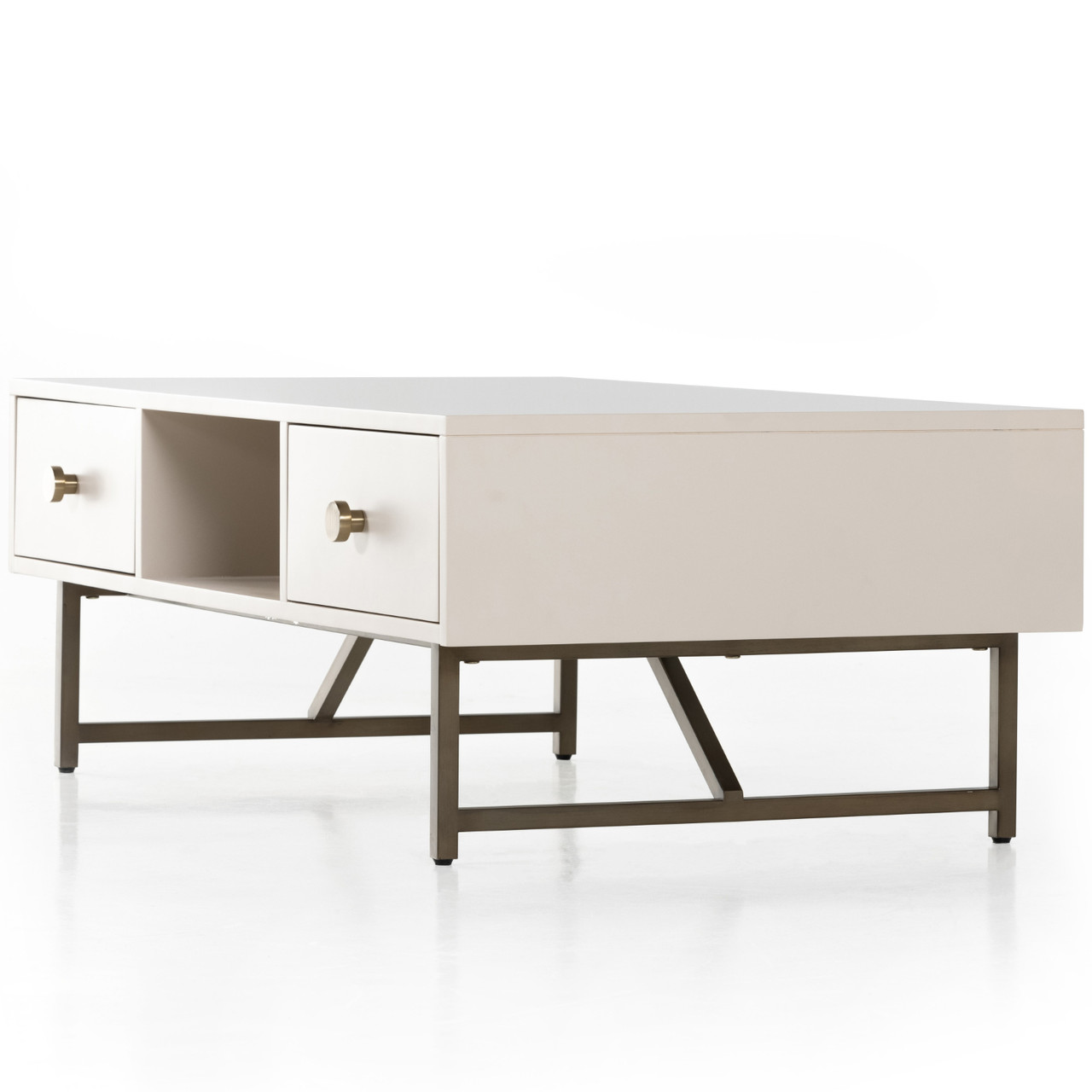 Van Matte Alabaster Coffee Table | Zin Home