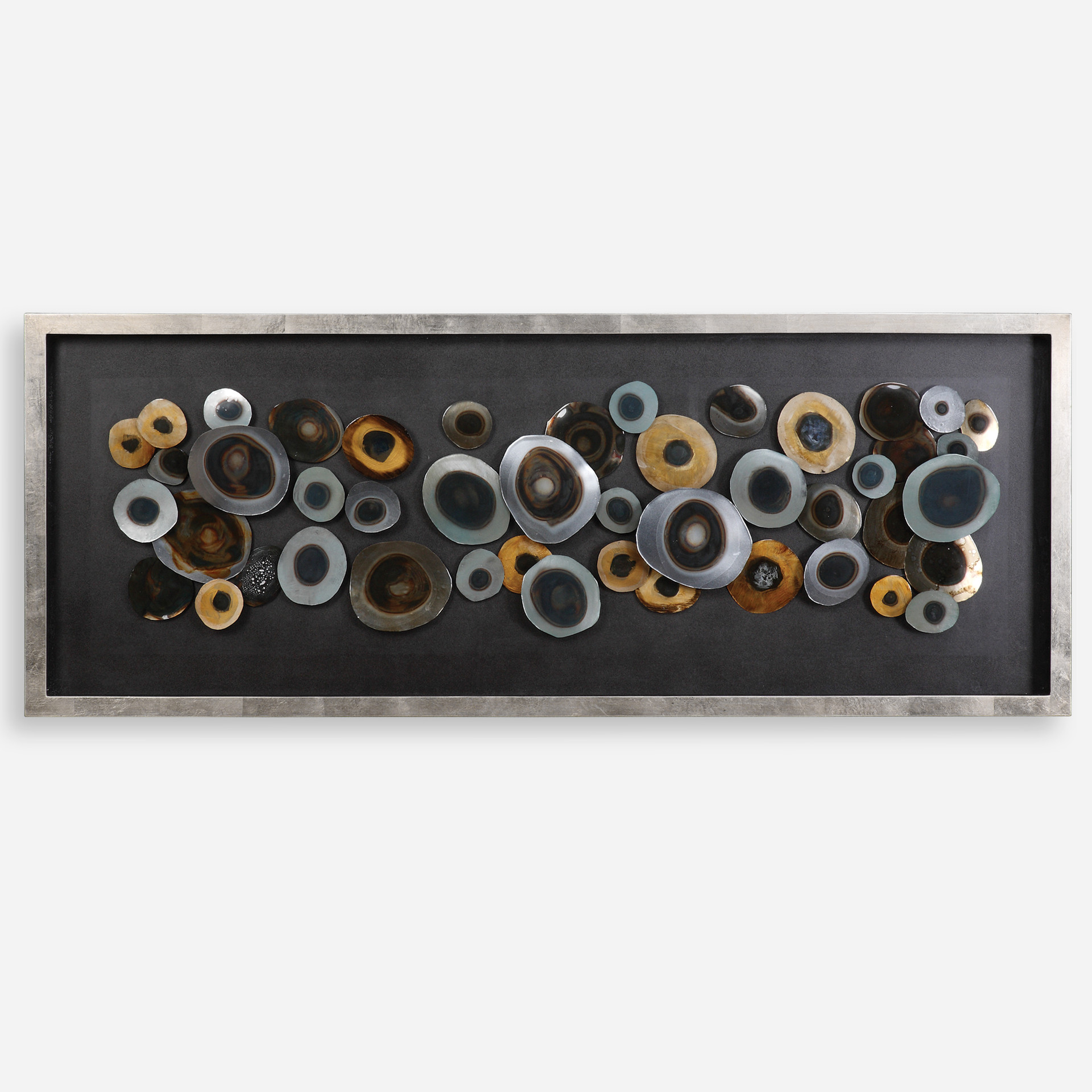 Uttermost Discs Silver Shadow Box | Zin Home