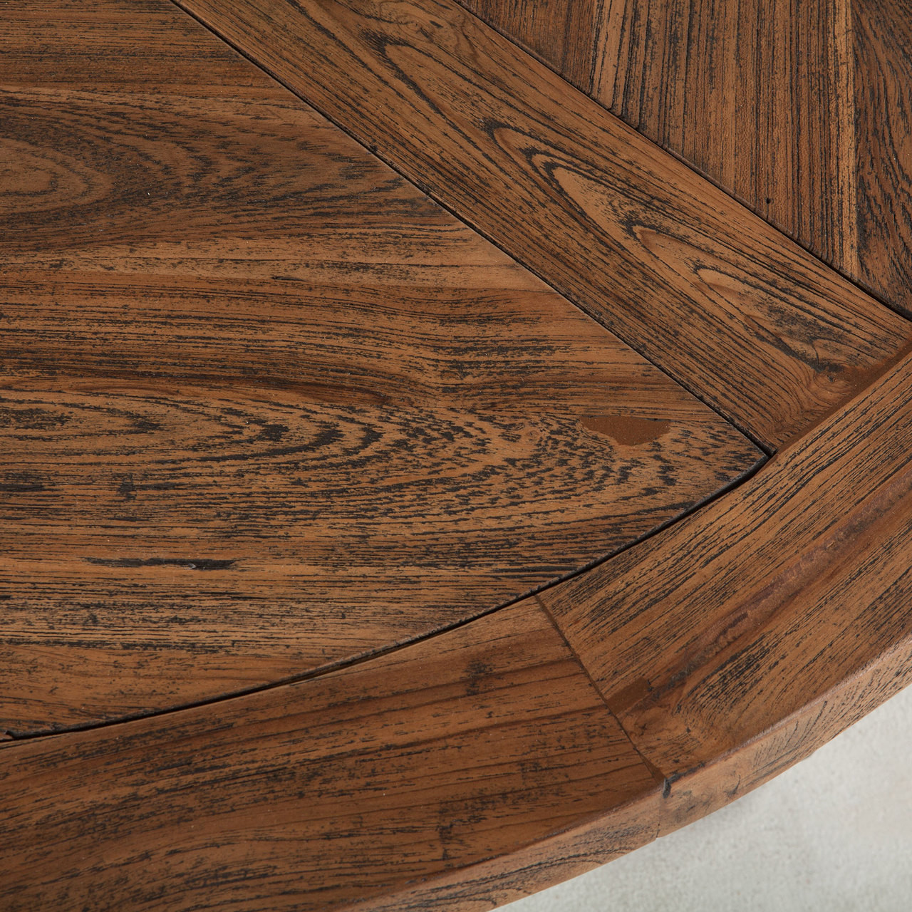 Steampunk Industrial Crank Adjustable Round Coffee Table 42" | Zin Home