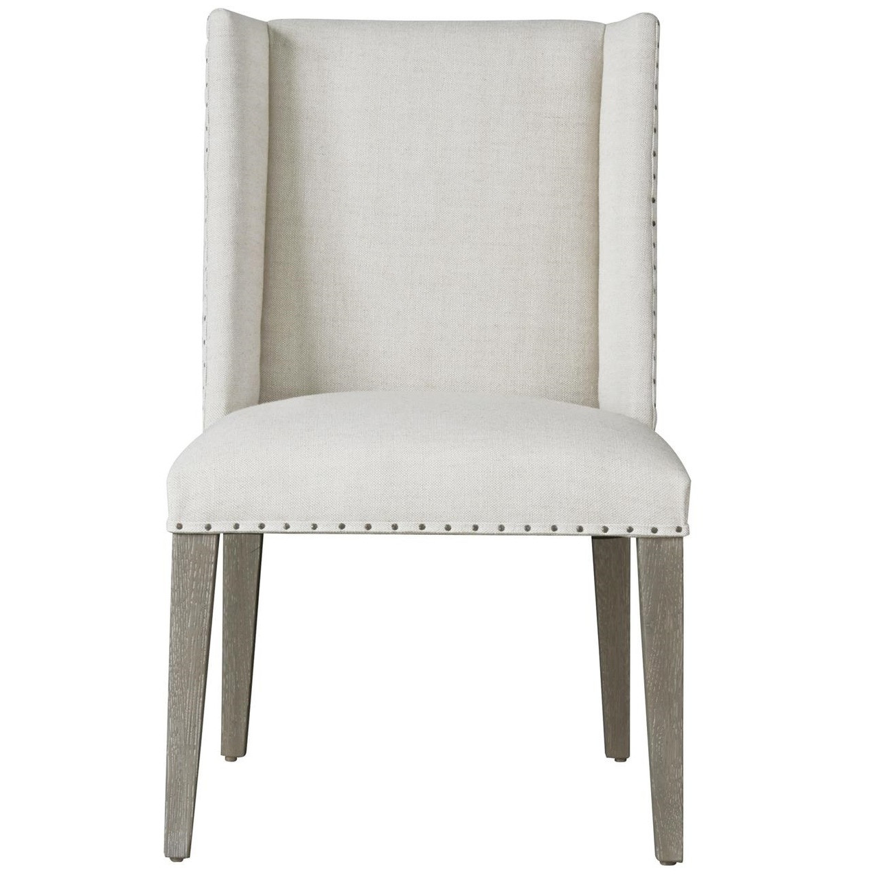 Tyndall Belgian Linen Upholstered Wing Dining Side Chair | Zin Home