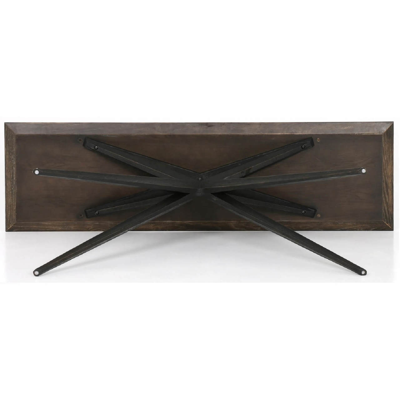 Sasha Modern Ebony Oak Spike Leg Console Table 65" | Zin Home