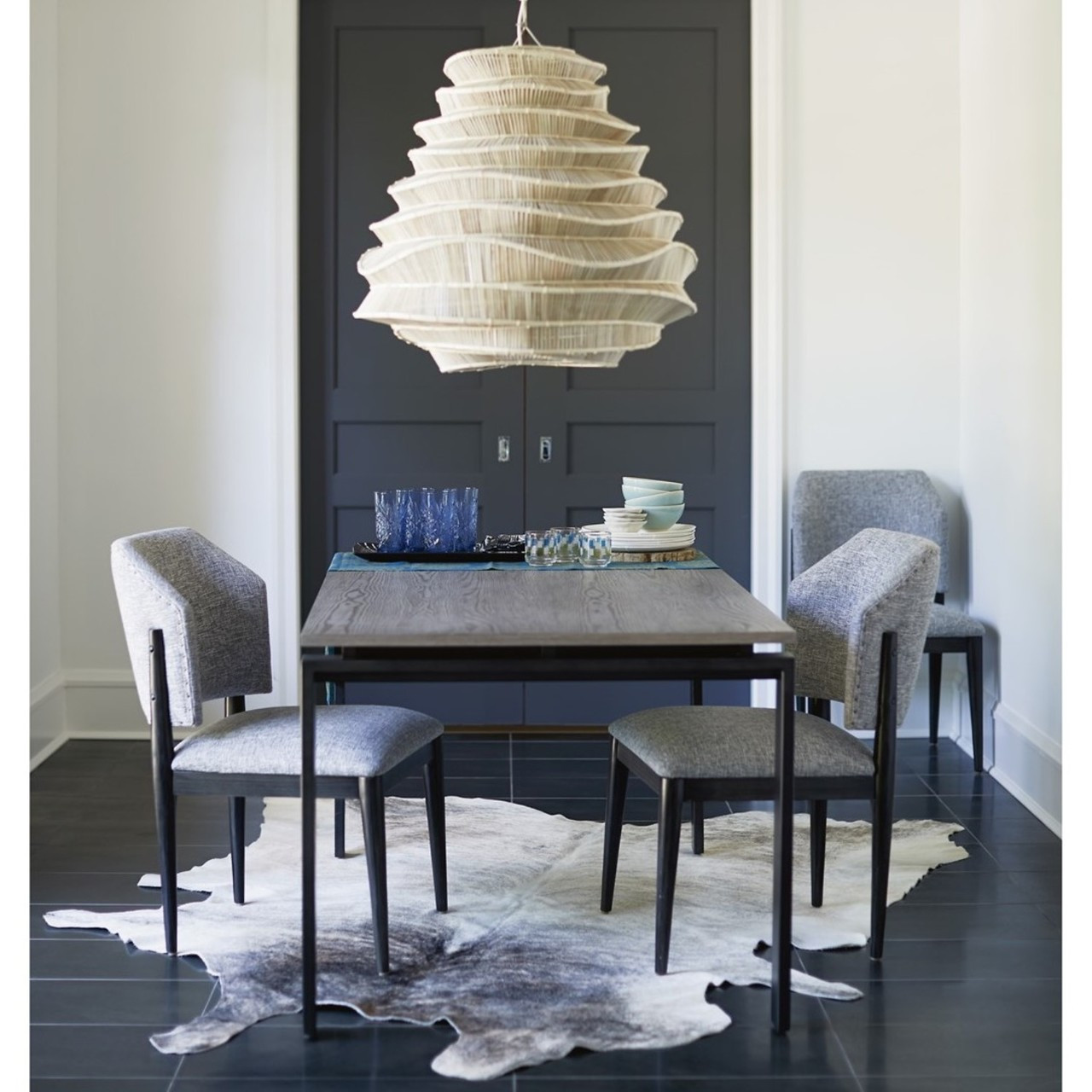 Eva Upholstered Barrel Back Side Chairs -Beige | Zin Home