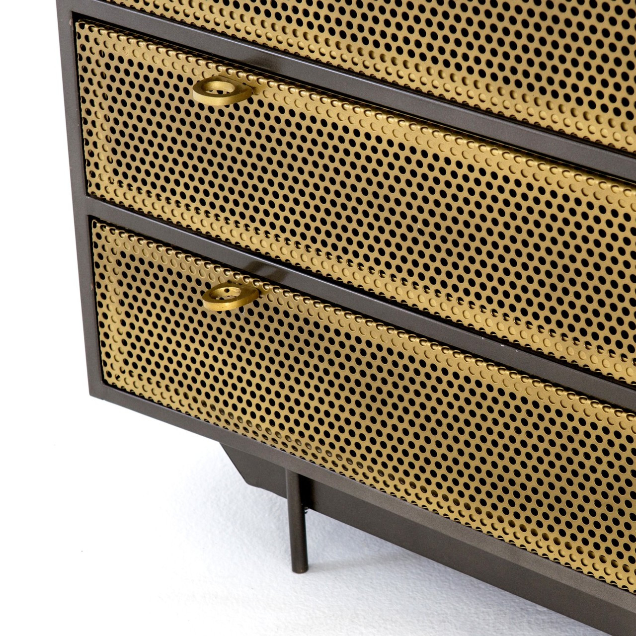 Hendrick Industrial Mesh File Drawer Cabinet | Zin Home
