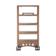 Barn Industrial Baker's Rack With Wheels | Zin Home