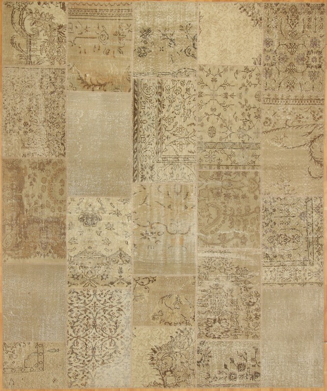 Turkish Patchwork Rugs- Neutral | Zin Home