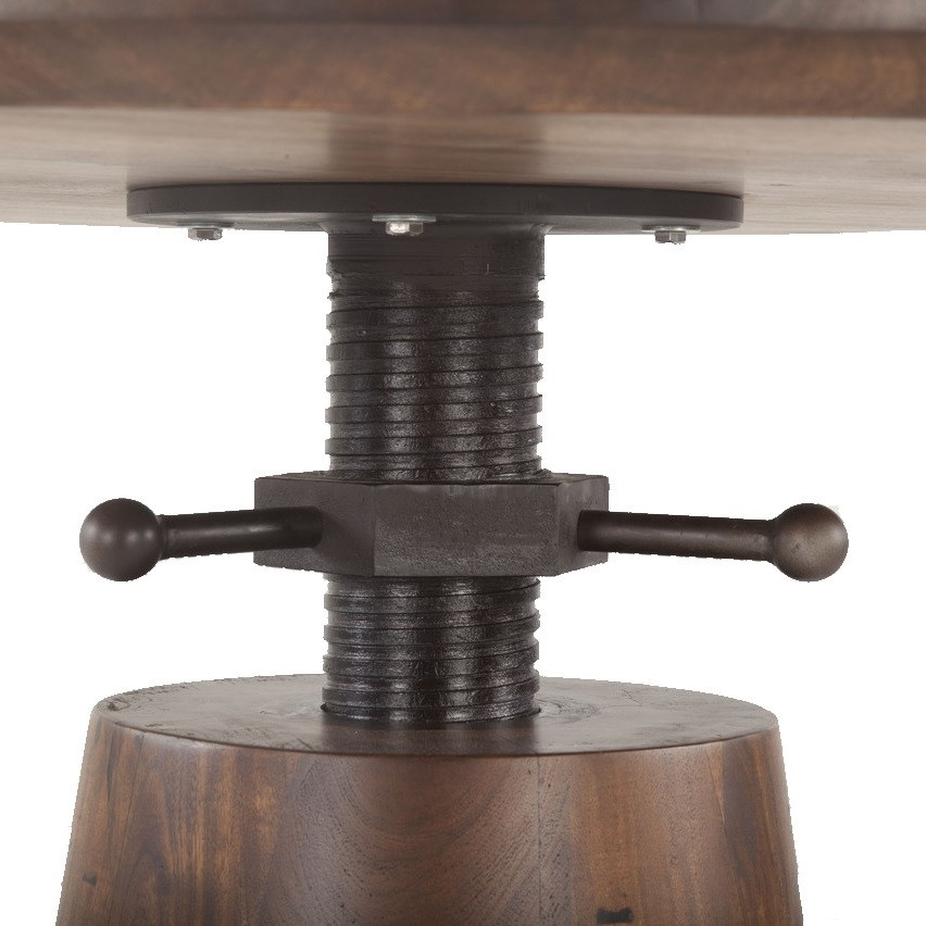 Revolve Round Adjustable Height Dining Table 40"| Zin Home