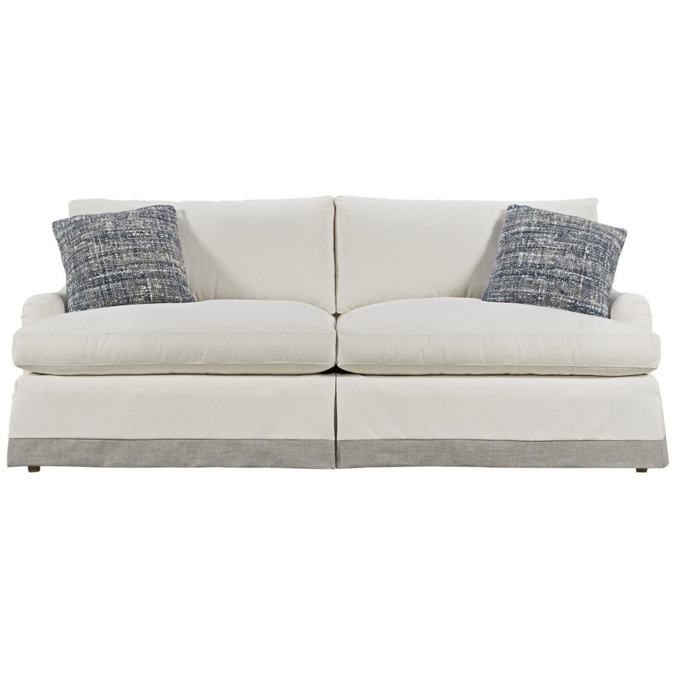 Carmichael English Rolled Arm Skirted Sofa 89" | Zin Home