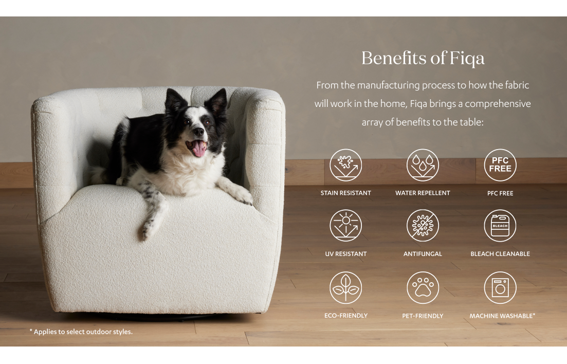 Kids and Pets Friendly Fiqa Performance Fabrics - Zin Home