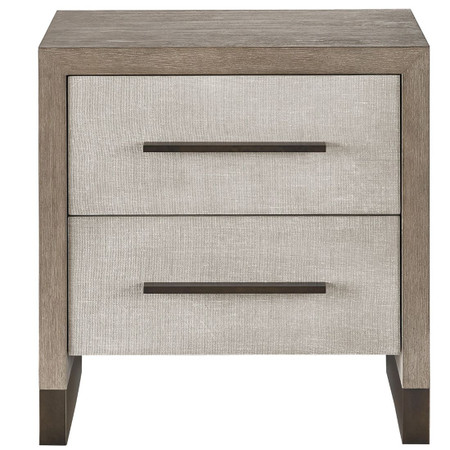 Devon French Oak 2 Drawer Nightstand | Zin Home