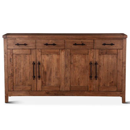 Aspen 72" Solid Wood Buffet Sideboard in Earth | Zin Home
