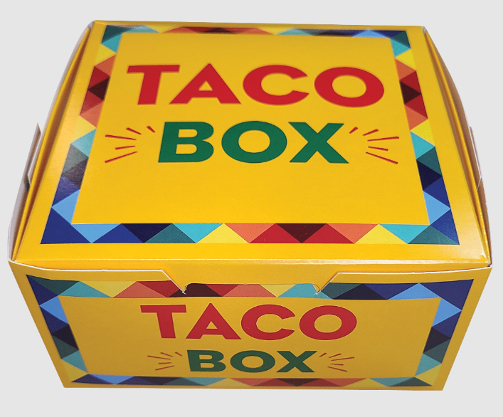"The Taco Box" Stock Printed (250/Case)