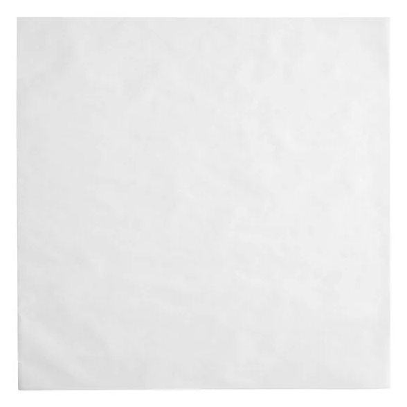 12x12" White Dry Wax Sandwich Wrap PFAS Free (5/1000/Case)