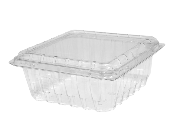 2 lb Square Vented Grape Tomato Clamshell (300/Case)