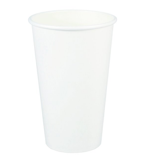 Solex Premium 16 oz White Paper Hot Cups (1000/Case) | Kevidko
