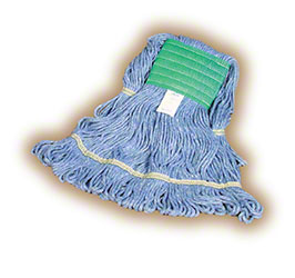 Blue Loop End Mop Head, Medium (1/Each) - KEVIDKO